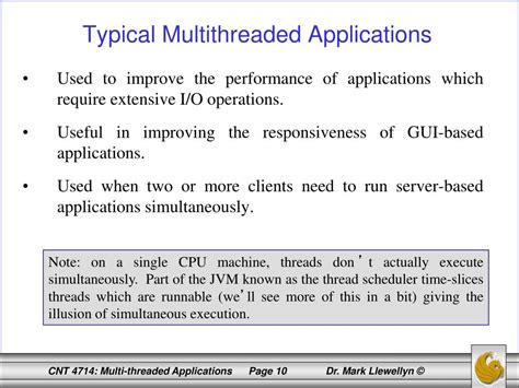 Ppt Cnt 4714 Enterprise Computing Fall 2014 Programming Multithreaded Applications In Java