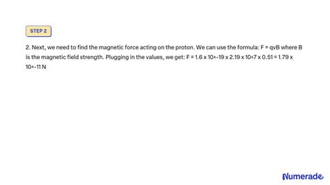 Solved A Proton Accelerated By A Potential Difference Of 500 Kv Moves