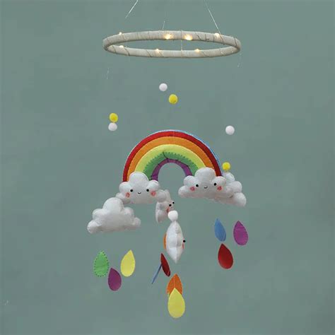 Нетканый ручной работы материал сумка висячие украшения сделанная игрушка над детской кроваткой