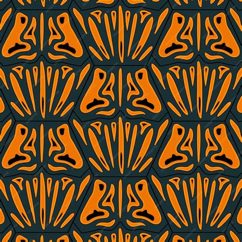 Free Vector Hand Drawn Turtle Shell Pattern Design