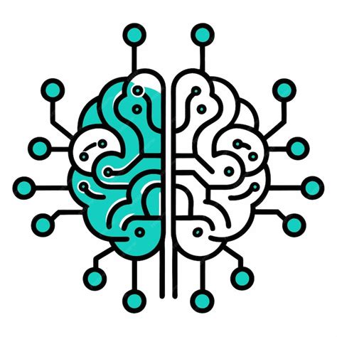 ai brain outline with circuit designs techdriven intelligence