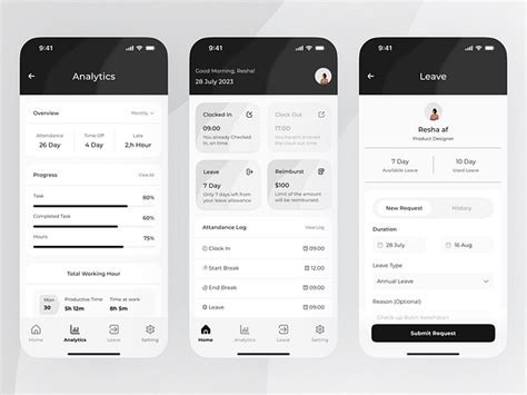 Employee Attendance App By Hallo Re For Kanji Hyped On Dribbble
