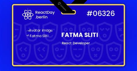 Fatma Sliti On Linkedin Check Out My Badge And Claim Your Free React Day