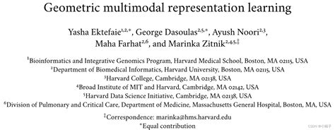 geometric multimodal representation learning csdn博客