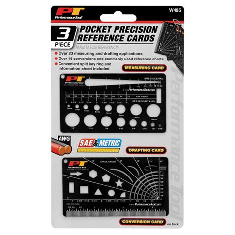 3 Piece Pocket Reference Card Set Rockler