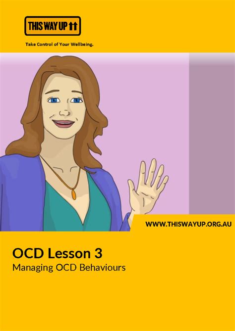 Ocd Lesson 3 Homework Ocd Unsw Trial Summary Take Control