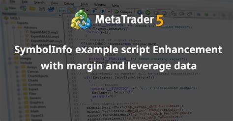 Free Download Of The Symbolinfo Example Script Enhancement With Margin And Leverage Data