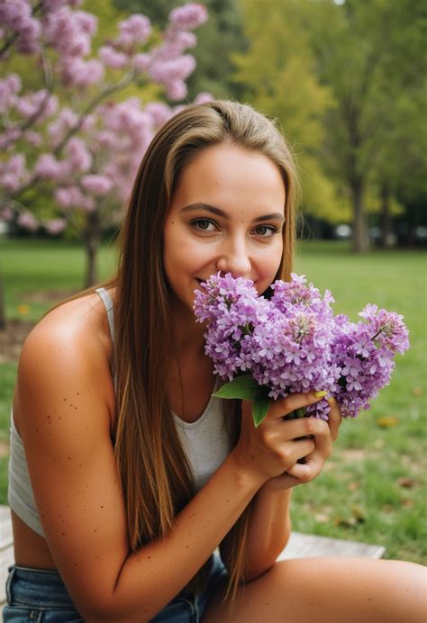 Женщина сидит на скамейке в парке её лицо выглядывает из за