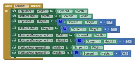 Universal Screen Size Using App Inventor Imagnity