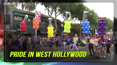 West Hollywoods Pride Parade Shines With Loud And Proud Celebrations