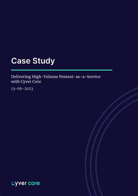 Pentest As A Service Cyver Core