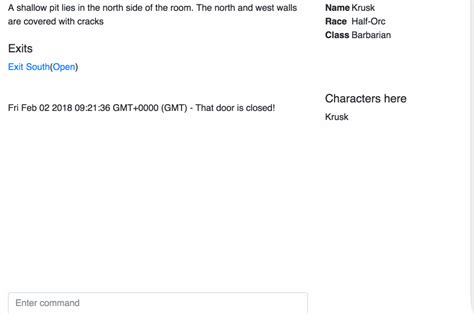 Online Text RPG And Interacting With The World Part Pusher Blog
