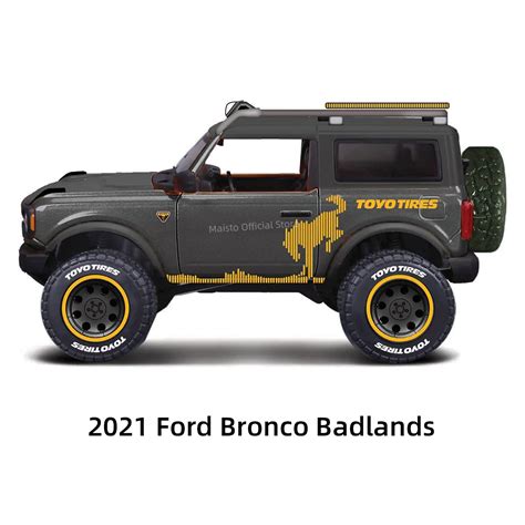 Maisto 오프로드 시리즈 124 2021 포드 브론코 황무지 정적 다이 캐스트 차량 소장 모델 자동차 완구 Aliexpress