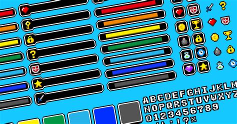 Retro Gui Skin Collection 2d Gui Unity Asset Store