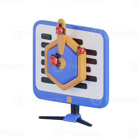 Cyber Security 3d Laptop And Cloud Data Under Protection Cybersecurity Antivirus Encryption