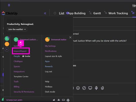 Clickup How To Import Tasks From Other Tools Into Clickup