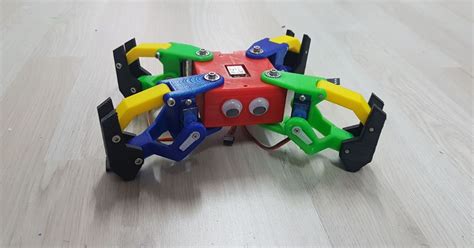 Poor Mini Kame 8 Dof Quadruped Robot By Makergal3d Download Free