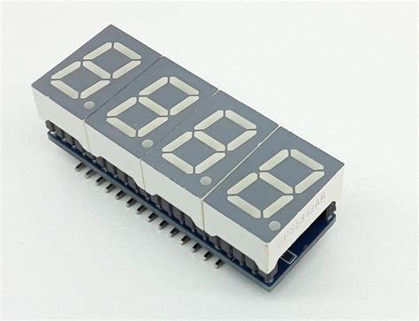 4 Digit Multiplexed 033 Inch 7 Segment Common Anode Display