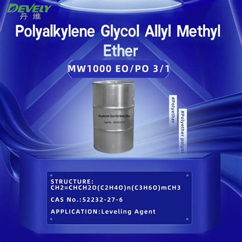Ping Wang On Linkedin Polyalkylene Glycol Allyl Methyl Ether Mw1000 Eo Po 3 1 Cas No 52232 27 6…