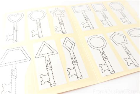 Shape Key Matching File Folder Game From ABCs To ACTs
