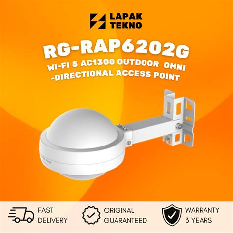 Jual Ruijie Reyee Rg Rap6202g Wifi 5 Outdoor Omni Access Point Rg Eap602 Shopee Indonesia