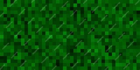 Premium Vector Green Grass Seamless Pattern With Pixels Farm Or Field