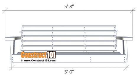 Porch Swing Plans Free Pdf Download Construct101