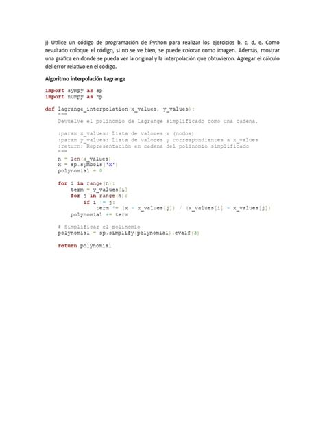 Codigos Python Mn Pdf Análisis Matemático Matemáticas De La