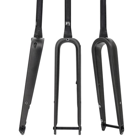 Full Carbon Fiber Bicycle Road Gravel Front Fork Internal Cable Routing Barrel Shaft Bike Fork