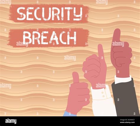 Text Showing Inspiration Security Breach Business Approach Incident That Results In