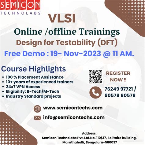 semicontechnolabs dfttraining freedemo registernow joinus vlsi