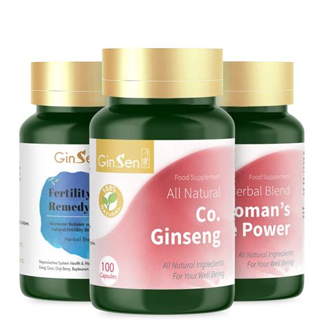 Natural Fertility Supplements Ginsen Herbal Fertility Supplements