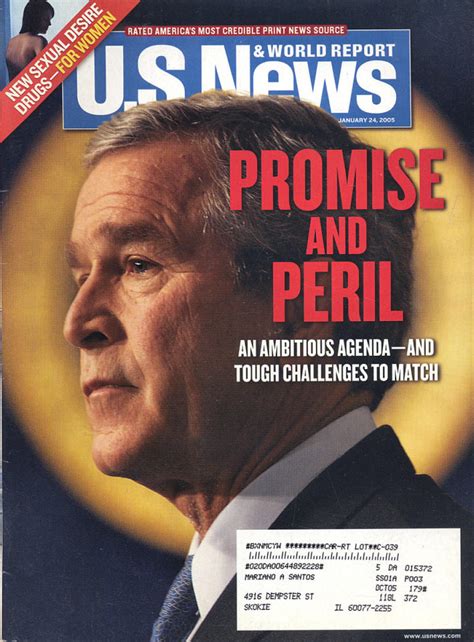 Us News And World Report January 24 2005 At Wolfgangs