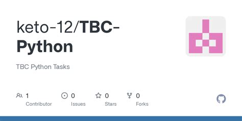 Github Keto 12tbc Python Tbc Python Tasks