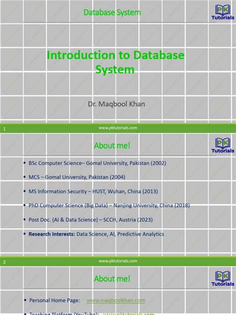 01-Introduction To Database | PDF | Databases | Computer File