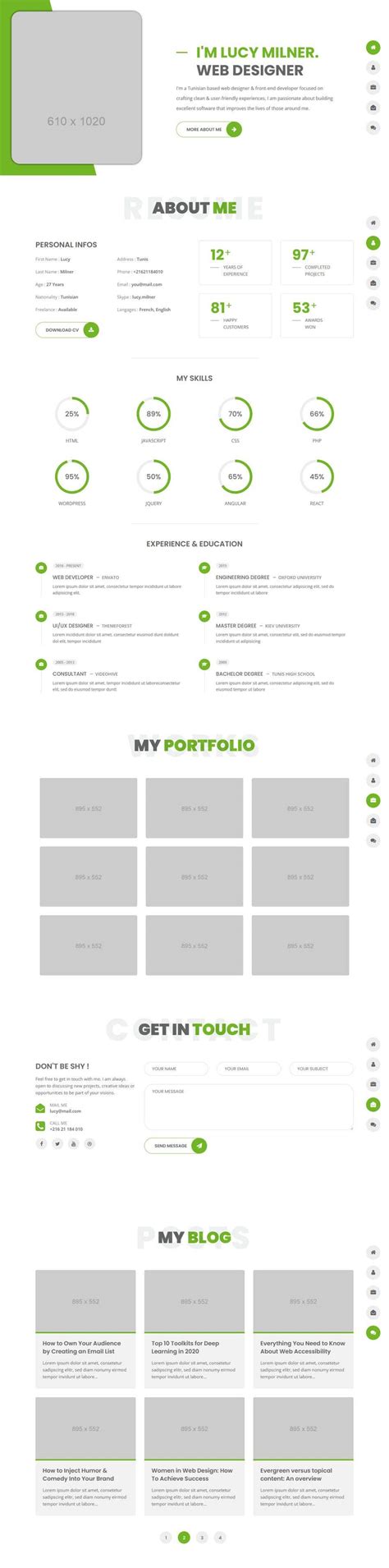 Entry 37 By Iamabhyas For Improve An Existing Portfolio Website 2