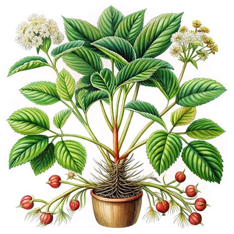 Elegant Floral And Botanical Artwork Premium Ai Generated Image