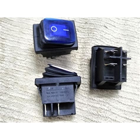 Switch Round Rocker Toggle Kcd4 Kcd3 Kcd5 Kcd7 On Off 250vac 12vdc Plastic Power Push Button