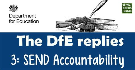 The Dfe Replies Accountability In Send Special Needs Jungle