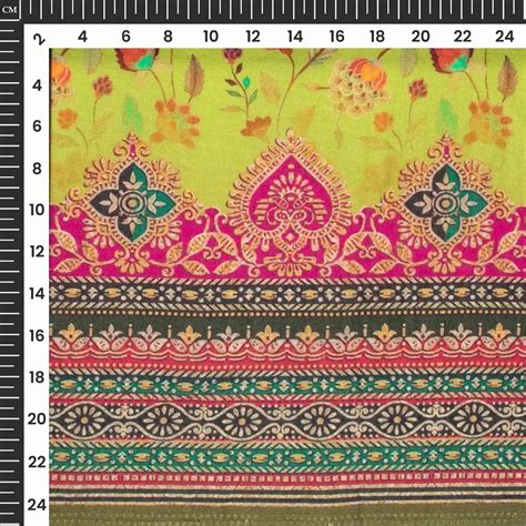 Polyester Exclusive Daman Floral Digital Print Cotton Cambric Fabric