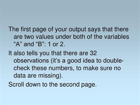 Ppt Two Way Anova In Sas Powerpoint Presentation Free Download Id 906783