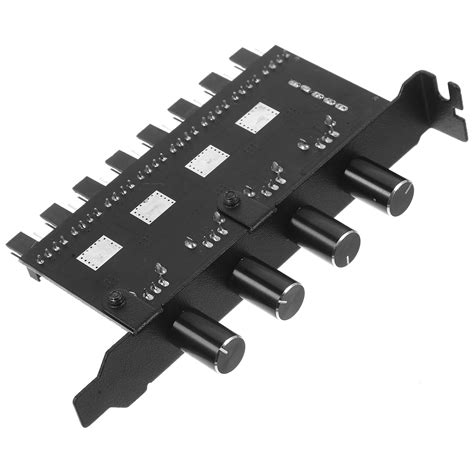 Fan Controller Pc Cooling Fan Hub Pc Case Hub Adapter Splitter For Pc