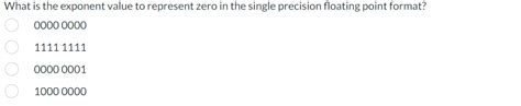 Solved Can We Represent Not A Number NaN Using Single Or Chegg