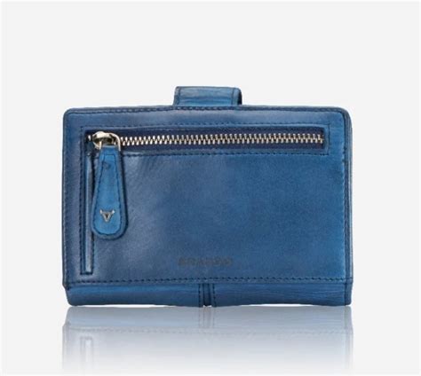 brando 7188 seymour medium purse blue leather land
