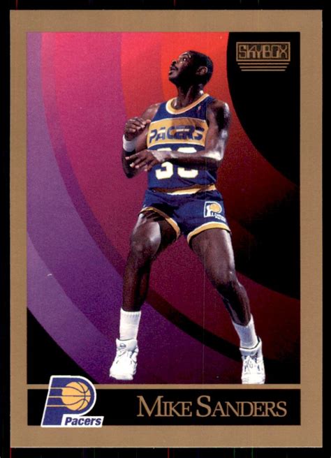 1990 91 Skybox Mike Sanders Basketball Cards 120 Ebay