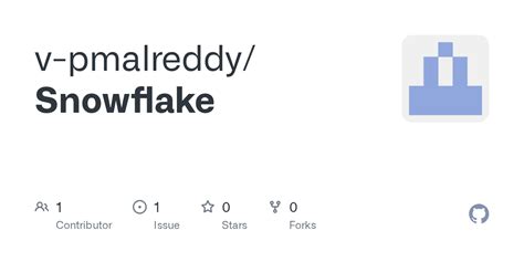 Github V Pmalreddysnowflake