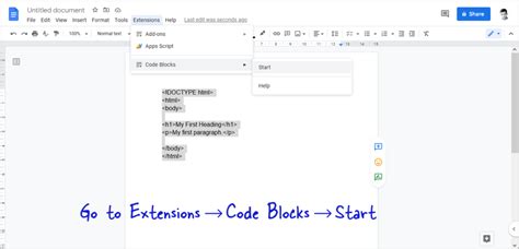 How To Add Code Block In Google Docs Google Slides