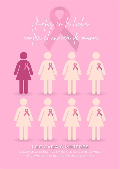 Plantillas cáncer de mama - Gratis y editables - Canva