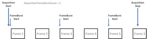 continuous acquisition with frame burst lucid support and help