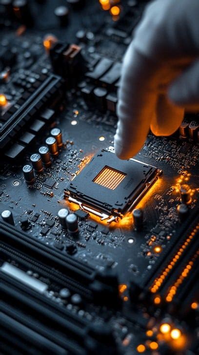 free installing computer chip image download at stockcake